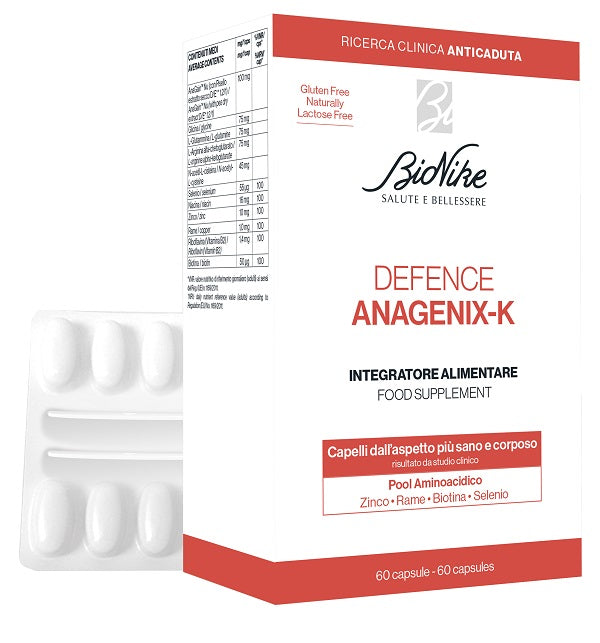 DEFENCE ANAGENIX K INTEGRATORE ALIMENTARE 60 CAPSULE – Farmacia di Bettolle
